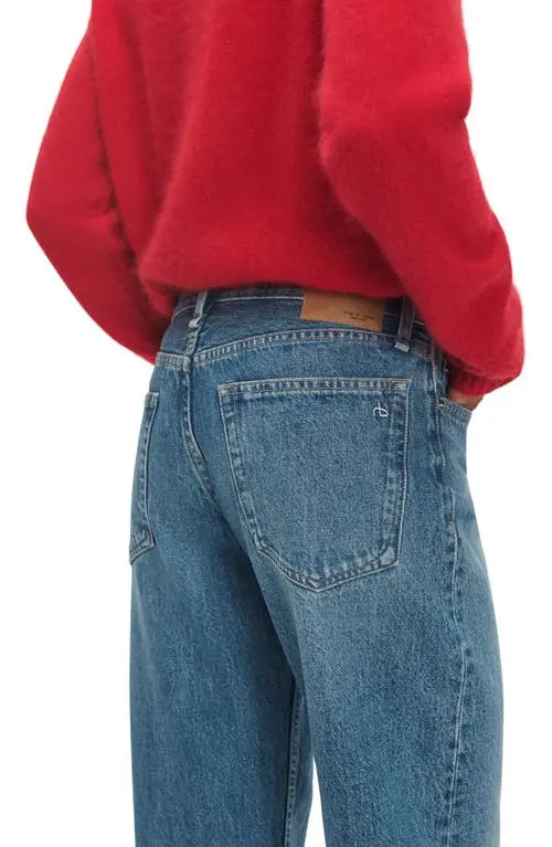 Rag & Bone Willa Mid Rise Full Curve Wide Leg Jeans