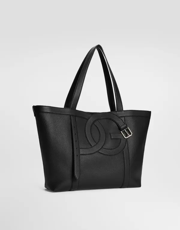Dolce & Gabbana Dg Belt Calfskin Shopping Bag