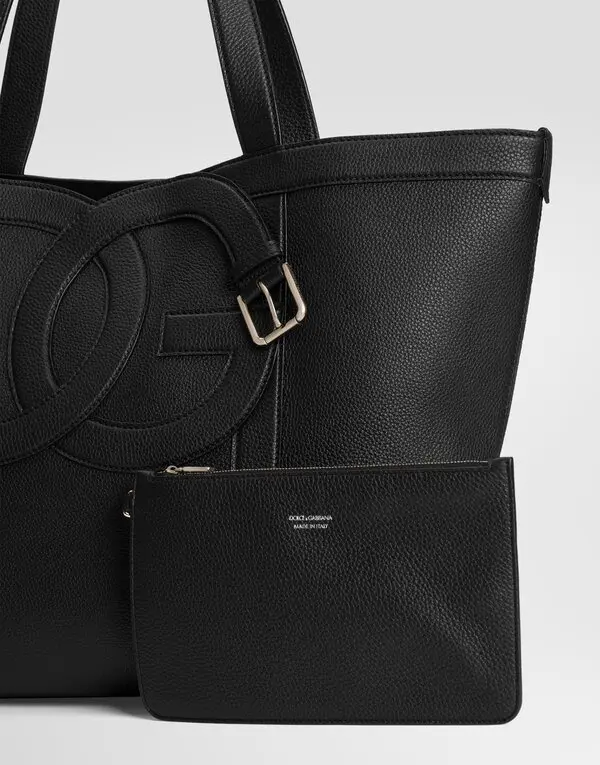 Dolce & Gabbana Dg Belt Calfskin Shopping Bag