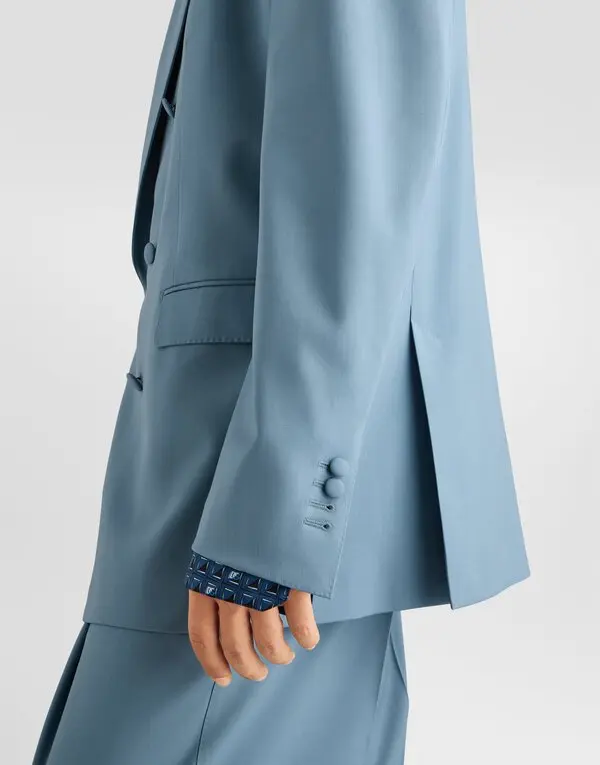 Dolce & Gabbana Double-breasted Sinatra Wool Gabardine Jacket