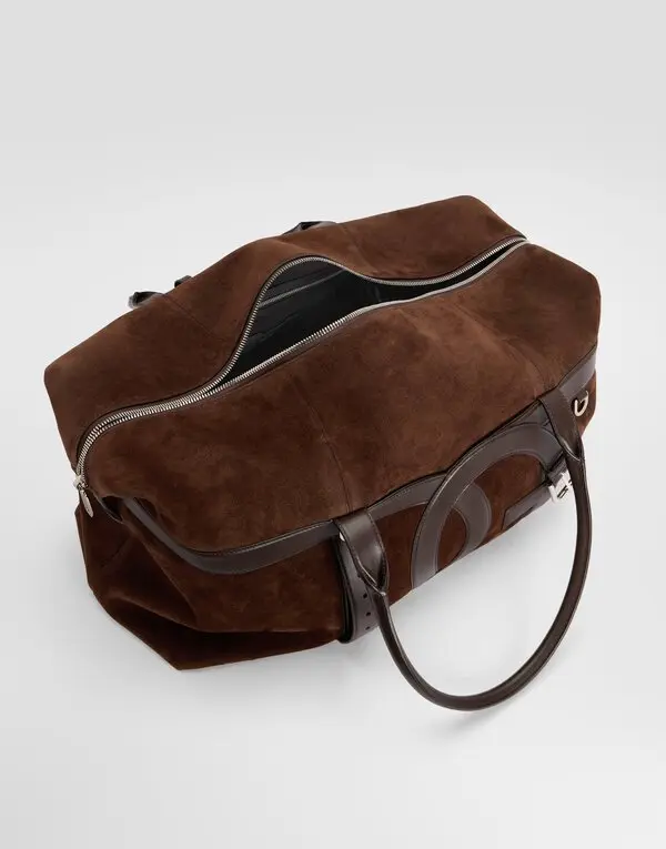 Dolce & Gabbana Dg Belt Travel Bag In Split Leather