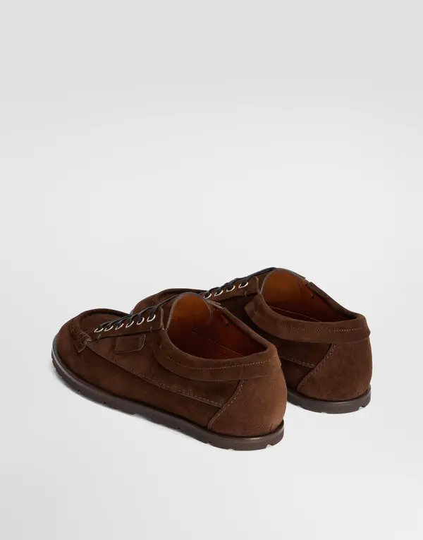 Dolce & Gabbana Split Calfskin Derby Shoes