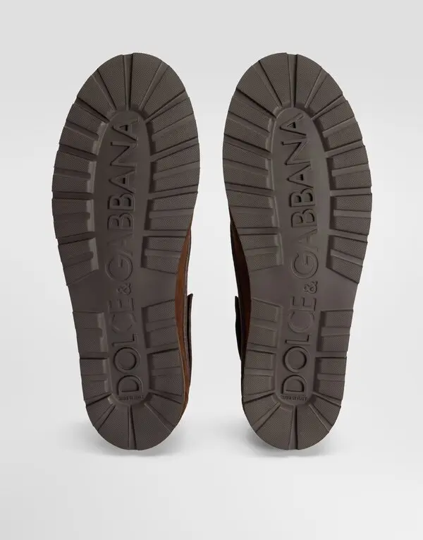 Dolce & Gabbana Split Calfskin Derby Shoes
