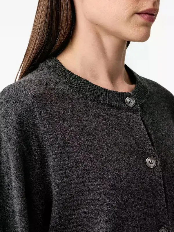 Marc O'polo Ribbed-trim Button-up Cardigan