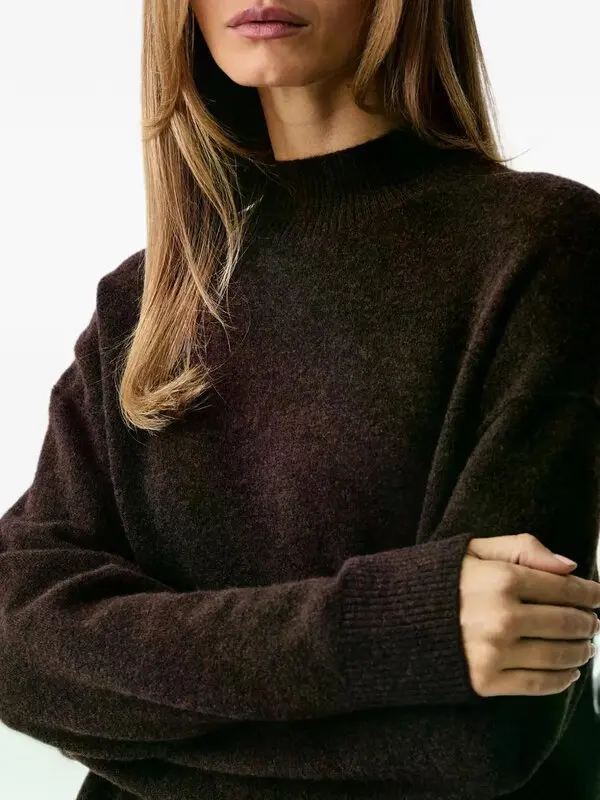Marc O'polo Ribbed-trim Drop-shoulder Sweater