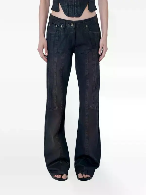 KNWLS Alice Panelled Mid-rise Jeans