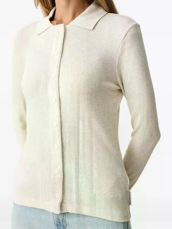Marc O'polo Ribbed-knit Long-sleeve Shirt