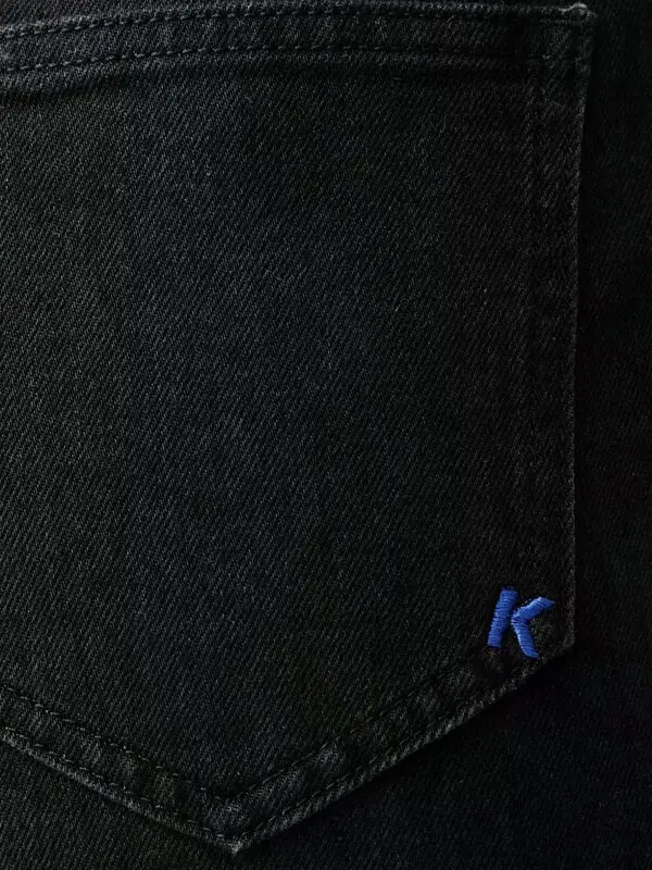 Karl Lagerfeld Logo-patch Wide-leg Jeans
