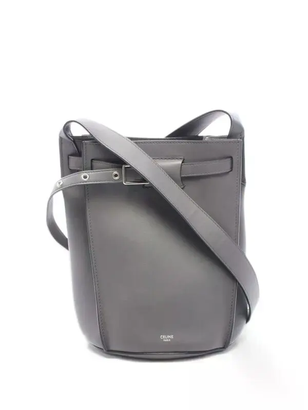 Celine 2010s Big Bag Bucket Bag - Grey