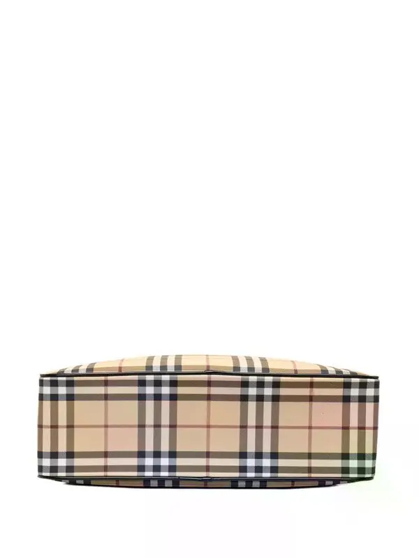 Burberry 2000-2017 House Check Coated Canvas Travel Bag