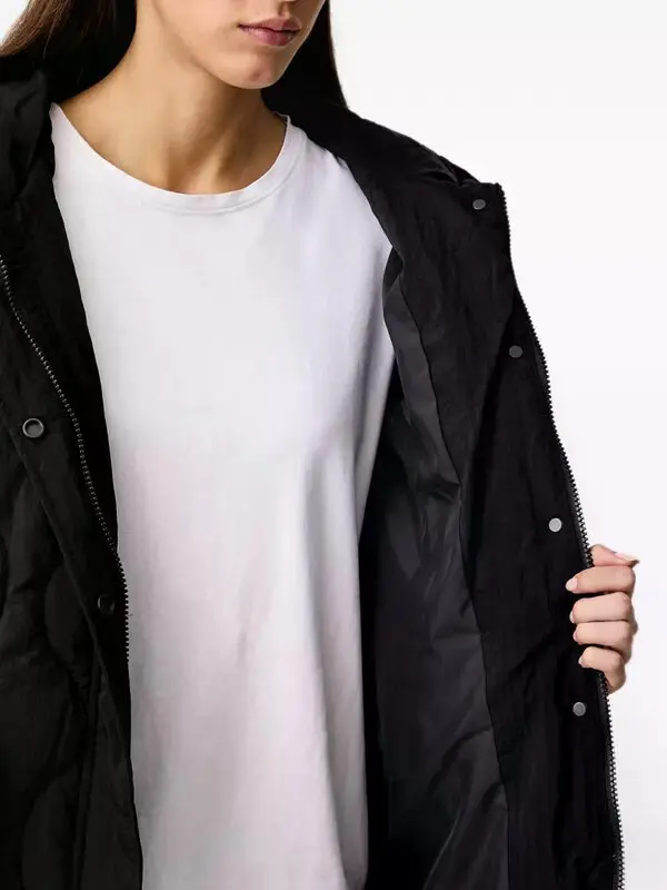 Karl Lagerfeld Quilted Hooded Coat