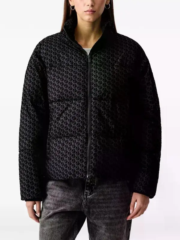 Karl Lagerfeld Monogram-pattern Padded Jacket