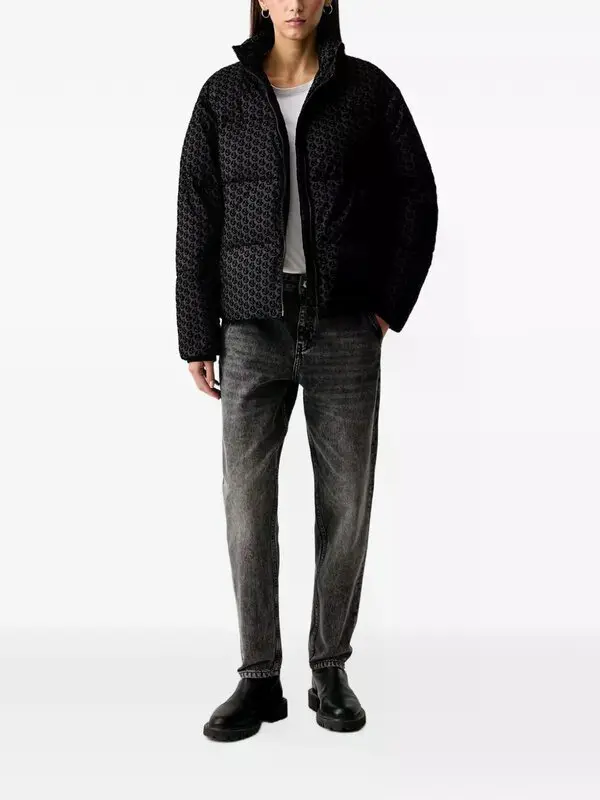 Karl Lagerfeld Monogram-pattern Padded Jacket