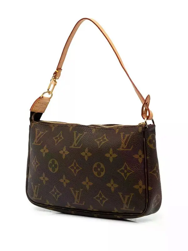 LOUIS VUITTON 2002 Monogram Pochette Accessoires Shoulder Bag