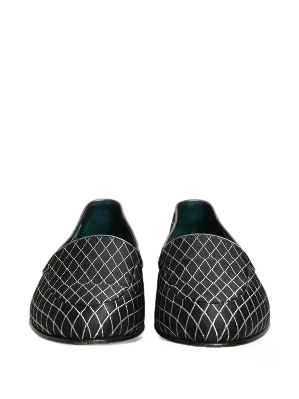 Dolce & Gabbana Diamond-stitched Slip-on Loafers