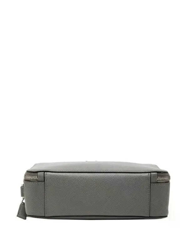 Prada 2013-2026 Medium Saffiano Brique Bag Satchel