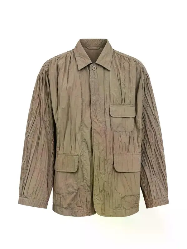 FRANZESE COLLECTION Brad Pitt Pleated Safari Jacket