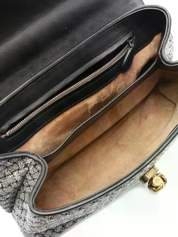 Bottega Veneta 2010s Olympia Intrecciato Shoulder Bag