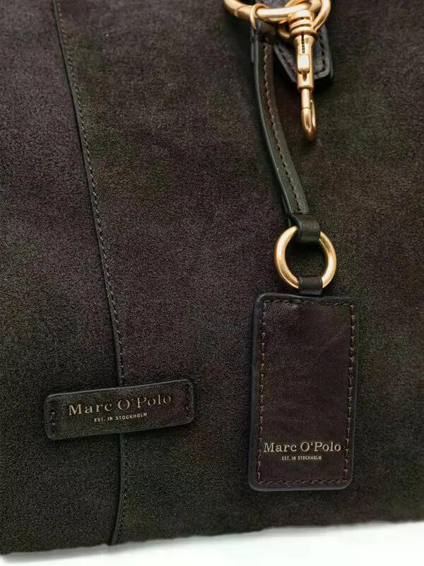 Marc O'polo Phillis Suede Buckle-detail Tote Bag