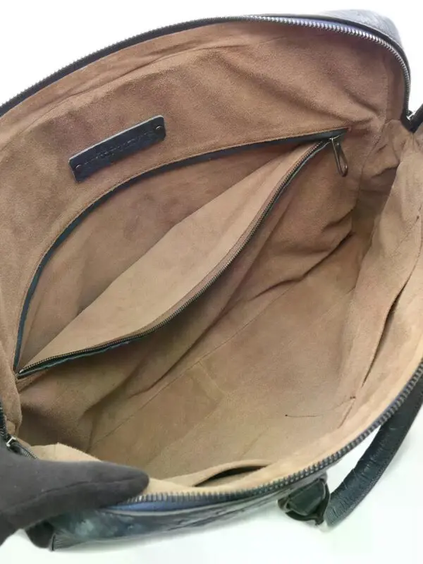 Bottega Veneta 2000s Ostrich-effect Briefcase