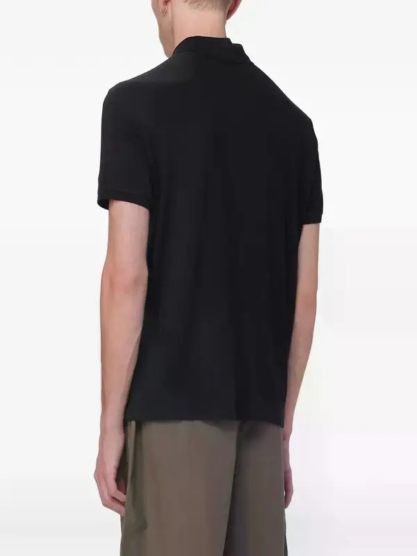 Armani Exchange Polo Shirt In Technical Fabric