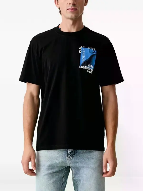 Karl Lagerfeld Logo-print Cotton T-shirt