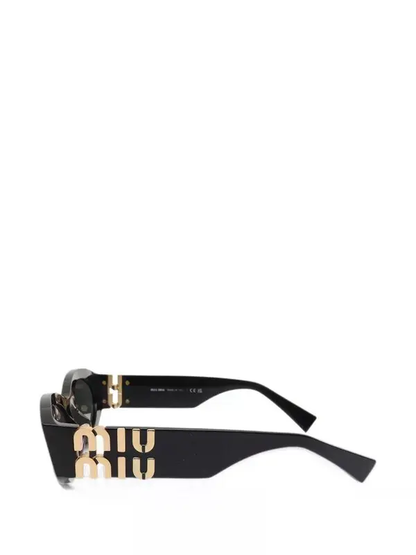 Miu Miu 2010s Glimpse Oval-frame Sunglasses