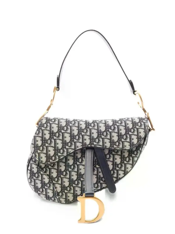 Dior 2010s Oblique Saddle Shoulder Bag