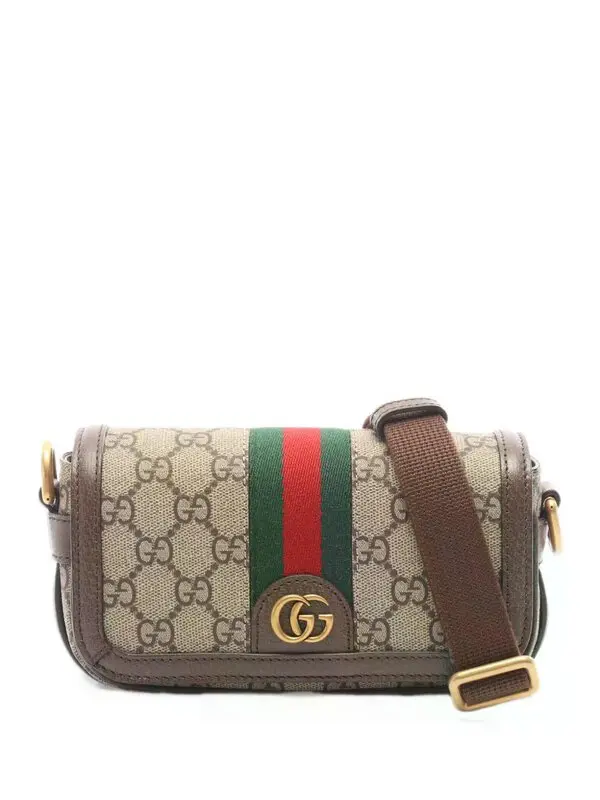 Gucci 2020s Ophidia Gg Supreme Shoulder Bag
