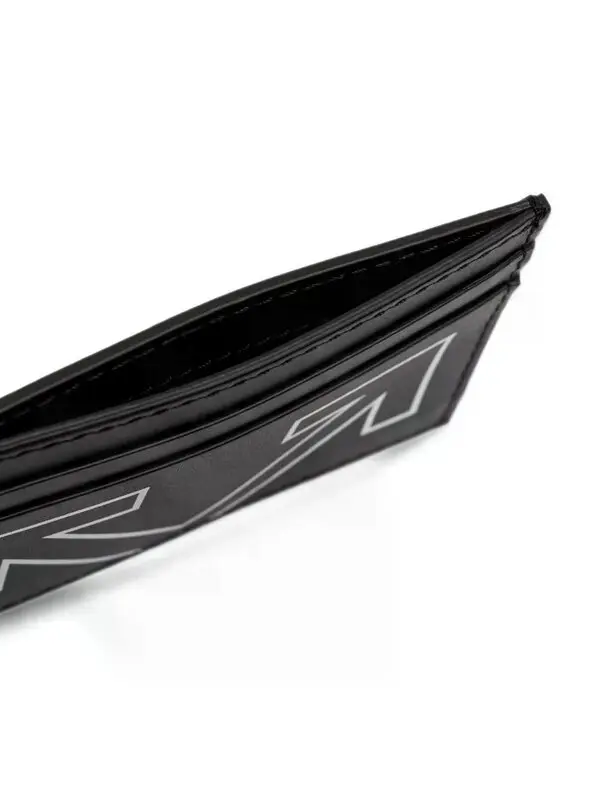 Off-White Arrows-print Leather Card Holder