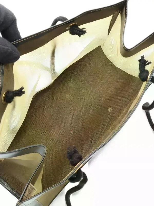 Fendi 2000s Logo Mesh Tote Bag