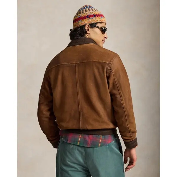 Ralph Lauren Leather Letter Jacket