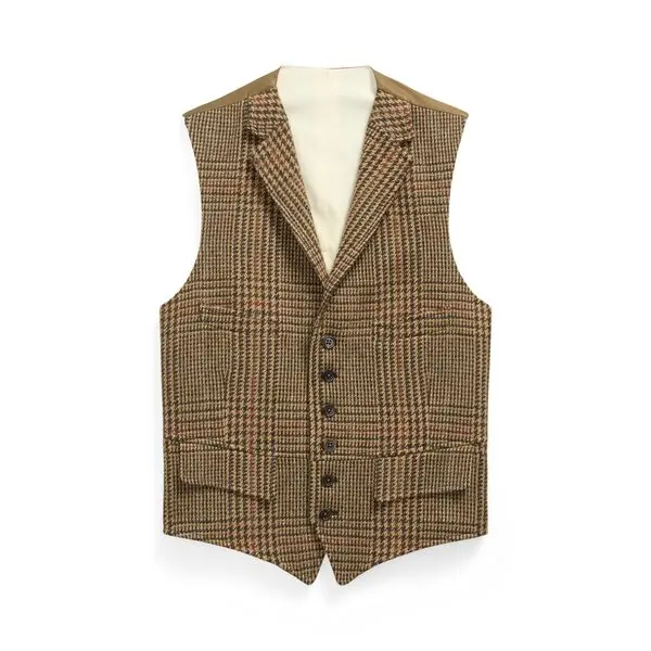 Ralph Lauren Glen Plaid Tweed Vest