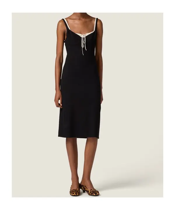 Miu Miu Milano Rib Knit Dress