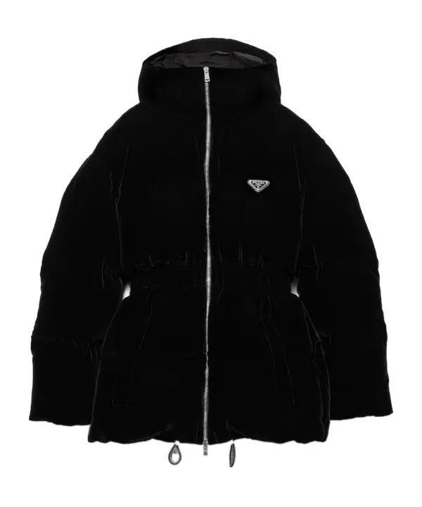 Prada Velvet Down Jacket
