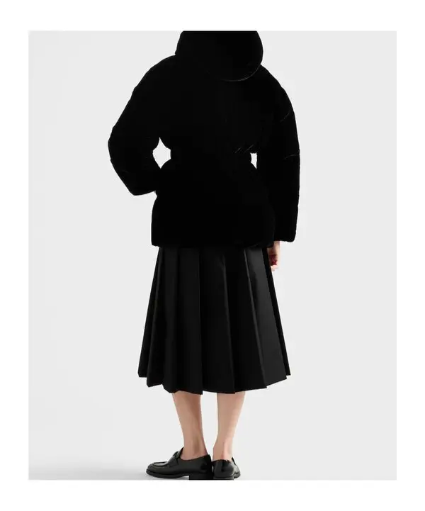 Prada Velvet Down Jacket