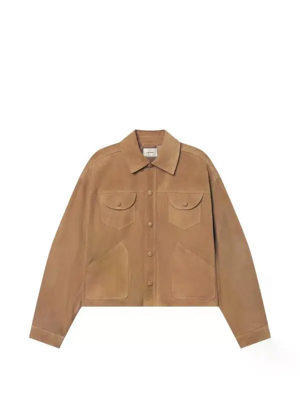 FRAME Suede Utility Jacket