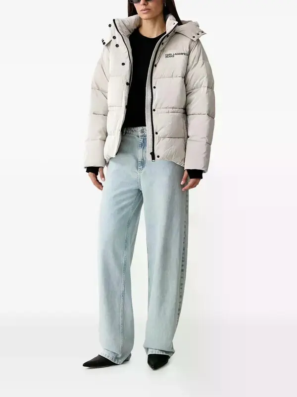 Karl Lagerfeld Hooded Puffer Jacket