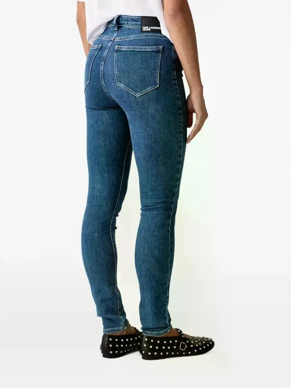 Karl Lagerfeld Logo-patch Skinny-fit Jeans