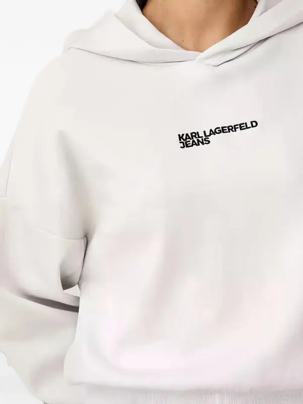 Karl Lagerfeld Logo-embroidered Hoodie