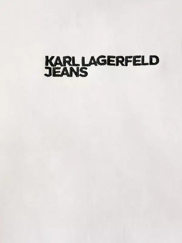 Karl Lagerfeld Logo-embroidered Hoodie