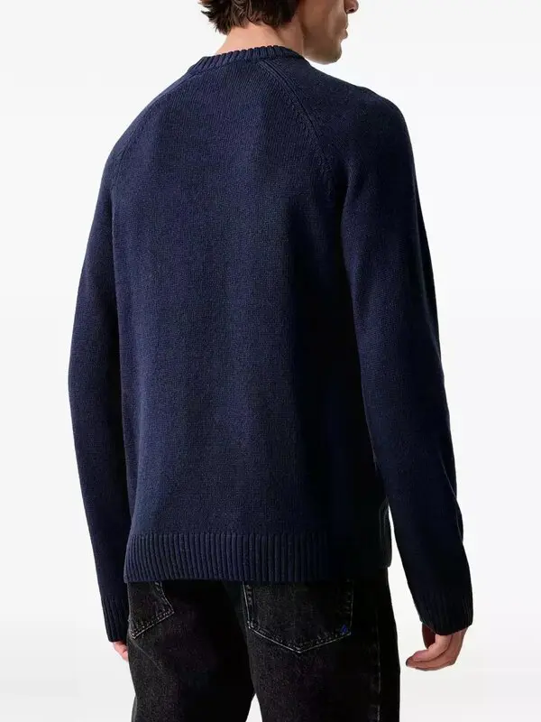 Karl Lagerfeld Logo-patch Raglan-sleeve Sweater