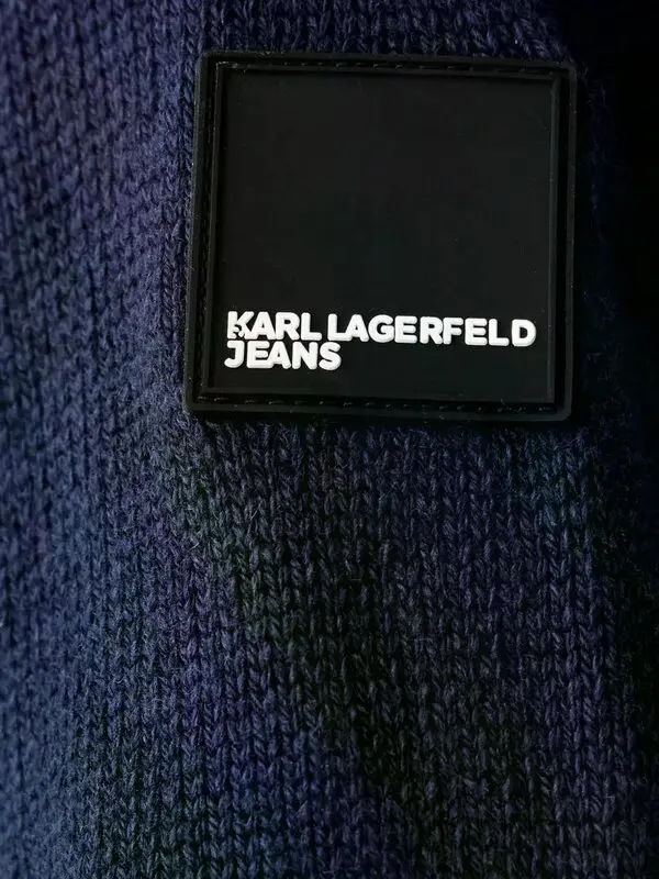Karl Lagerfeld Logo-patch Raglan-sleeve Sweater