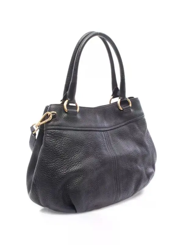 Prada 2000s Grained Leather Tote Bag