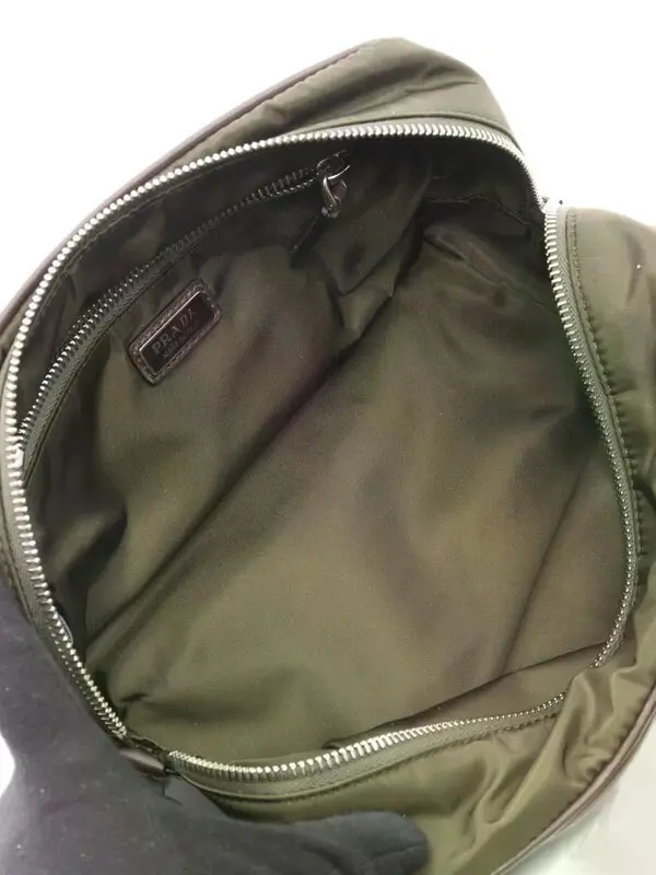 Prada 2020s Re-nylon Leather Pouch