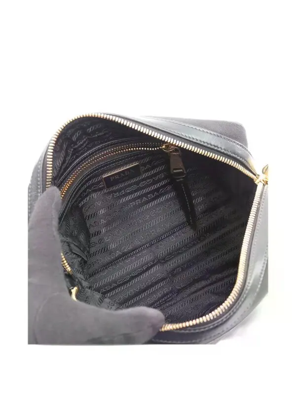 Prada 2000s Logo-jacquard Shoulder Bag