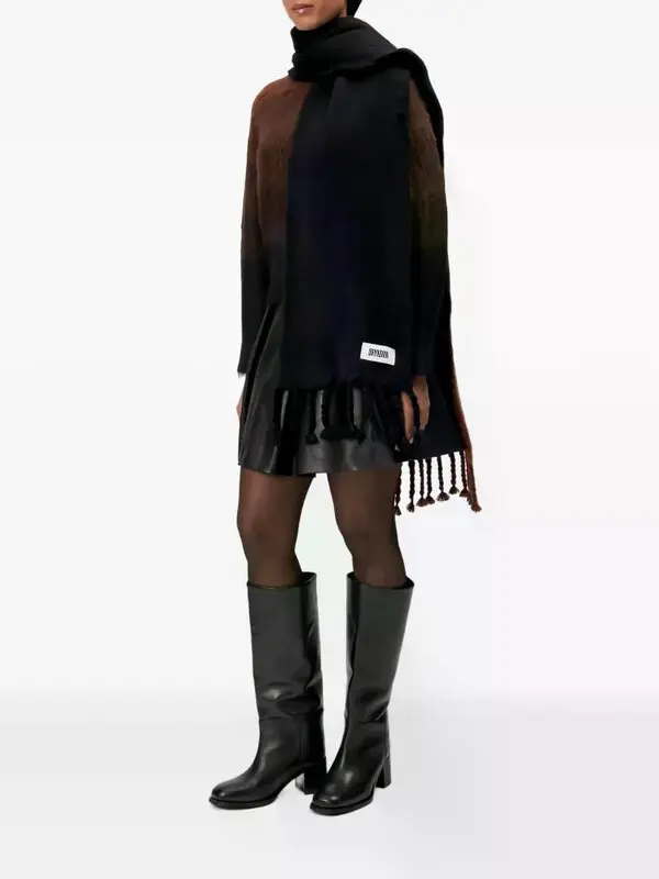DRYKORN Namsos Fringed Scarf - Black