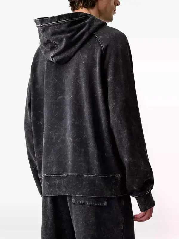 Karl Lagerfeld Acid-wash Cotton Hoodie