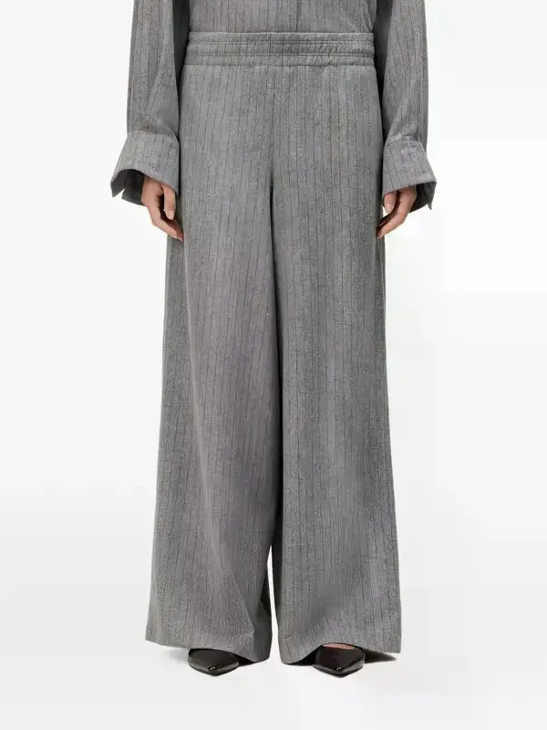 DRYKORN Ceiling Pinstripe-pattern Wide-leg Trousers