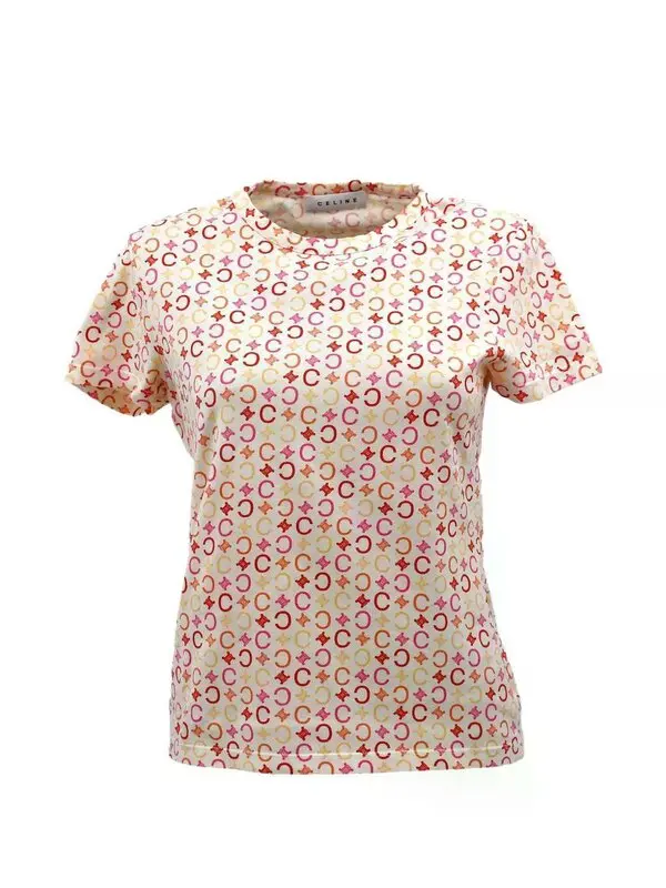 Celine C Macadam T-shirt - Pink